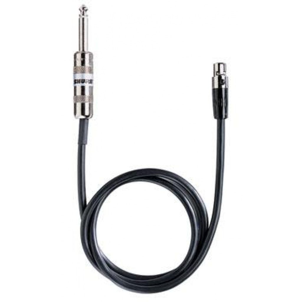 Shure WA302 2' Instrument Cable, 4-Pin Mini Connector (TA4F) to 1/4 ...